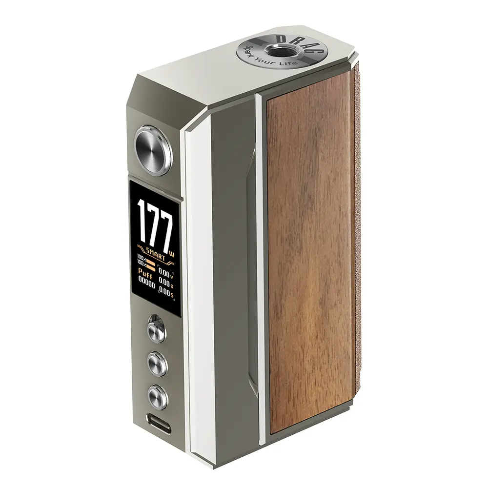 Voopoo Drag 4 Mod Pale Gold Walnut