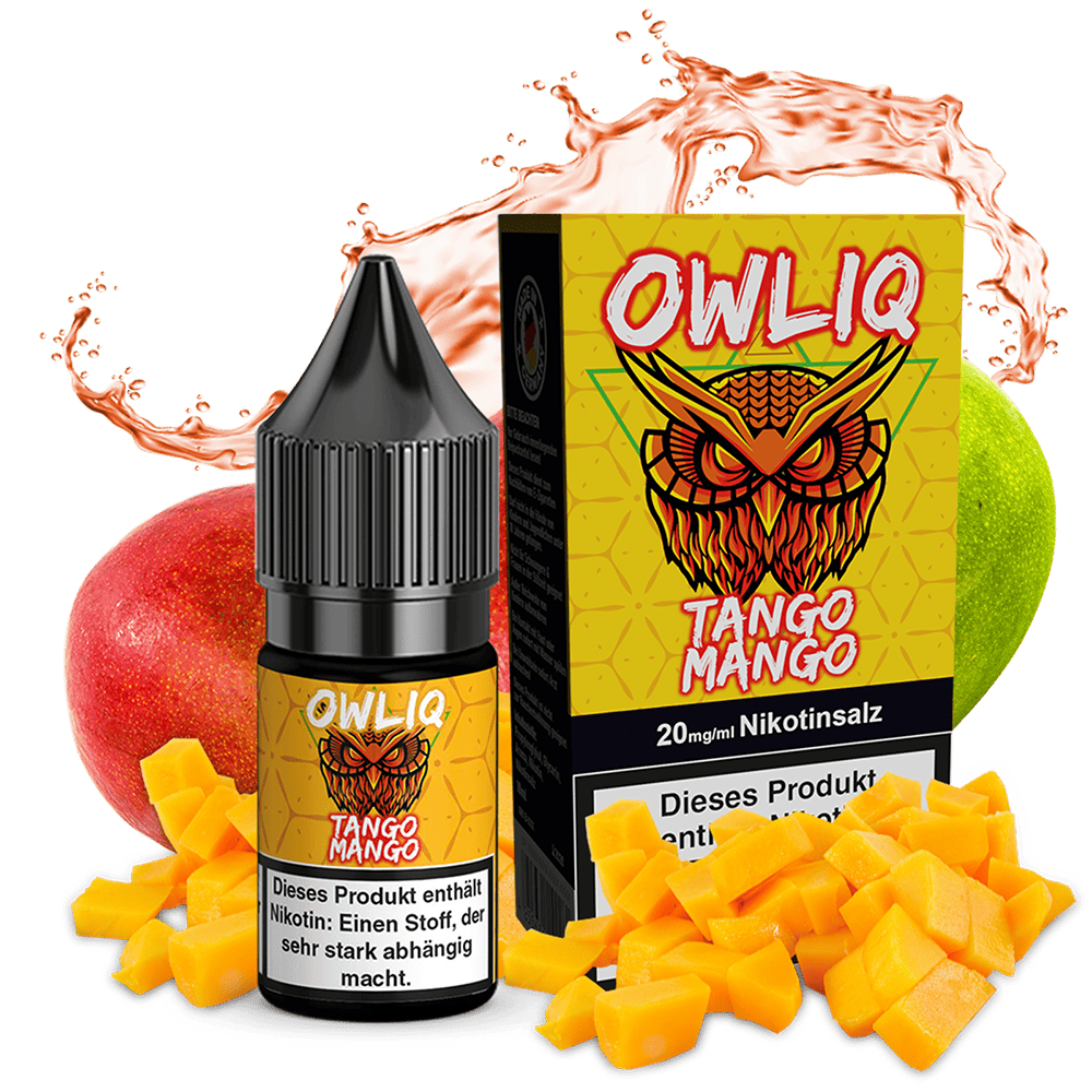 OWLIQ Nikotinsalz - Tango Mango - 10ml Liquid 20mg | 20 mg | OWL310